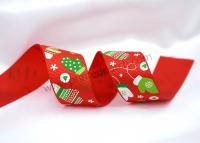China Custom Christmas Polyester Satin Ribbon - 500M MOQ, 100M Rolls with Custom Branding for Gift Packaging for sale