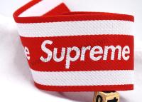 China ODM Supreme Logo Polyester Jacquard Ribbon Roll - 100M Length, Custom Colors & Anti-Slip Elastic Band for Garments for sale