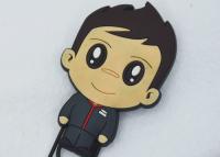 China Custom PVC Silicone Cartoon Keychains - 500pcs MOQ, 15-Day Production, OEM Custom Designs for Promotional Gifts for sale