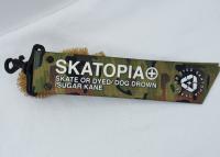 China Custom 2D Embossed Silicone Keychains with Canvas Backing - 500pcs MOQ, 15-Day Production for sale