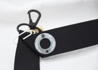China Custom Nylon Water Bottle Hook Keychain - 500pcs MOQ, 5-7 Day Mold Making, Embossed/Debossed Options for sale