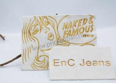 China Custom Hot Stamped OEKO PU Leather Patches with Girl Pattern - 500pcs MOQ, 7-10 Day Production for sale