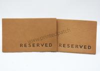 China ODM Embossed Genuine Leather Patches - Custom Branding for Clothing & Textiles - 500pcs MOQ, 15-Day Production for sale