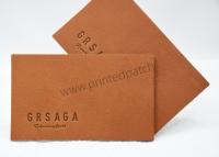 China ODM Embossed Genuine Leather Patches - Custom Branding for Clothing & Textiles - 500pcs MOQ, 15-Day Production for sale