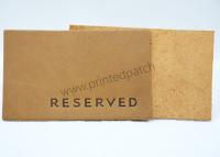 China ODM Embossed Genuine Leather Patches - Custom Branding for Clothing & Textiles - 500pcs MOQ, 15-Day Production for sale