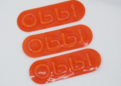 China Custom 3D TPU Injection Molded Sew-On Logo Patches - 500pcs MOQ with Oeko-Tex Certified Materials for sale
