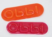 China Custom 3D TPU Injection Molded Sew-On Logo Patches - 500pcs MOQ with Oeko-Tex Certified Materials for sale
