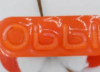 China Custom 3D TPU Injection Molded Sew-On Logo Patches - 500pcs MOQ with Oeko-Tex Certified Materials for sale