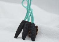 China Custom 3D Embossed TPU Zipper Puller with 2.0-2.5mm Polyester String - 15kg Tensile Strength for Outdoor Sportswear for sale