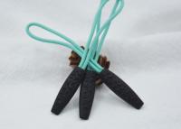 China Custom 3D Embossed TPU Zipper Puller with 2.0-2.5mm Polyester String - 15kg Tensile Strength for Outdoor Sportswear for sale