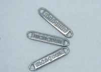 China Custom Metal Zipper Puller with 3D Debossed Logo - OEKO-TEX Certified for Luggage & Handbags - 500pcs MOQ for sale