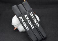 China Black 125cm Non-Elastic Drawstring Cord with Custom Logo and Silicone Endings for Garments and Bags for sale