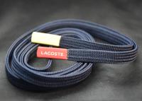 China L120cm Nylon Drawstring Cord with Logo Printed Matte Silicone Tips for Hoodies and Sweatpants for sale