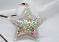 China Clear TPU 0.8mm Embossed Patches With Bling Sequins for sale