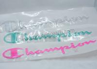 China 8 Colorways 3D Champion Heat Transfer Vinyl Labels - 130-140°C Application, Custom Shapes & Oeko-Tex Certified for sale