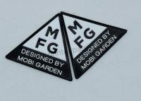 China Triangle Embossed TPU Clothing Labels 130-140°C Heat Press Iron On Patches with Oeko-Tex Certification for sale