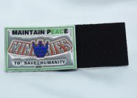 China 4 Colorways 3M Reflective Velcro Patch Screen Printed LOGO For Jeans for sale