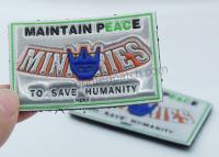 China 4 Colorways 3M Reflective Velcro Patch Screen Printed LOGO For Jeans for sale