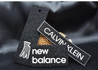 China Custom Black TPU Hook and Loop Name Patch OEKO-TEX Standard 100 for sale