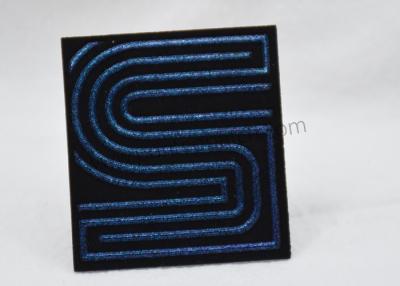 China Custom 1mm TPU Embossed Patches OEKO-TEX Sew On Leather Patches High Frequency for sale