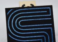 China Custom 1mm TPU Embossed Patches OEKO-TEX Sew On Leather Patches High Frequency for sale