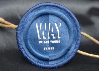 China OEKO 5mm Embossed TPU Patches Canvas Woven Label Patch for Swimwear Custom Logo for sale