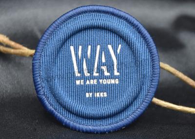 China OEKO 5mm Embossed TPU Patches Canvas Woven Label Patch for Swimwear Custom Logo for sale