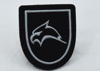 China 0.4mm Glass Silicone Black Screen Printed Patches For Down Jacket for sale