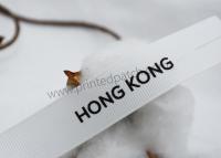China Custom Washable Screen Printed Woven Care Labels - 500pcs MOQ with 15kg Tensile Strength and Oeko-Tex Certified for sale