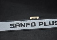 China Black Reflective TPU Suede Screen Printed Patches - Custom Clothing Labels with 3D Effect & Oeko-Tex Certification for sale