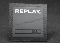 China Black Reflective TPU Suede Screen Printed Patches - Custom Clothing Labels with 3D Effect & Oeko-Tex Certification for sale