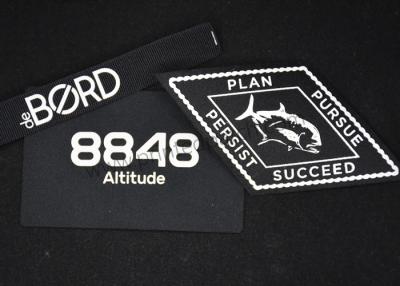 China Black Reflective TPU Suede Screen Printed Patches - Custom Clothing Labels with 3D Effect & Oeko-Tex Certification for sale
