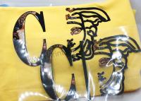 China Raised Stretchable Silicone Heat Transfer Stickers 3D Effect 155-160°C Application Custom Logo Printing for sale