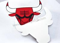 China Realistic TPU Heat Transfer Label Animal 2D 3D Bull Head Pattern for sale