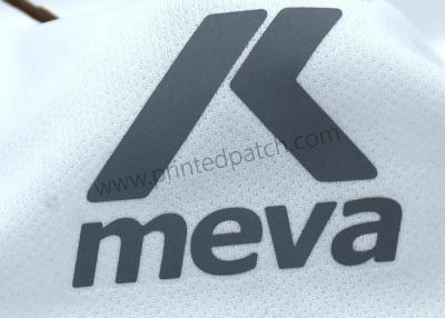 China Flat Printing Reflective Silver Heat Transfer Clothing Labels for Peaked Caps - 150-160°C Application, 15 Second Transfer for sale