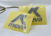 China Flat Printing Reflective Silver Heat Transfer Clothing Labels for Peaked Caps - 150-160°C Application, 15 Second Transfer for sale