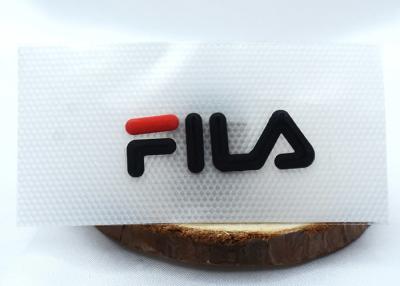 China 0.8mm Silicone Heat Transfer Clothing Labels for Garments and Bags - 150-160°C Application Temperature for sale