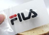 China 0.8mm Silicone Heat Transfer Clothing Labels for Garments and Bags - 150-160°C Application Temperature for sale