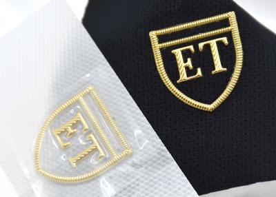 China Gold 3D Raised TPU Heat Transfer Labels for Ski Suits & Work Clothes - 150-160°C Application Temperature, 15s Processing Time for sale