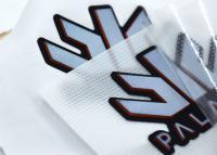 China 3D Luminous Silicone Heat Transfer Labels for Ski Suits - 155-160°C Application, Custom Sizes & Colors for sale