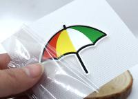 China Custom Mini Umbrella Heat Transfer Labels for Kids Clothing Bags Toys 150-160°C for sale
