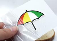 China Custom Mini Umbrella Heat Transfer Labels for Kids Clothing Bags Toys 150-160°C for sale