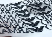 China Monochrome Letters PET 3D Silicone Heat Transfer Label Eagle Pattern for sale