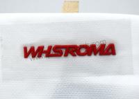 China Custom Silicone Heat Transfer Labels OEKO-TEX Black Red Glossy for sale