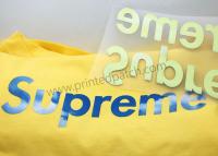 China Custom Heat Transfer Labels for T Shirts Silicone TPU 150-160C Stretchable for sale