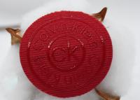 China Round CK 3D Silicone Logo for Garments - Monochrome Glossy Raised Design with 3-5 Day Sample Lead Time for sale