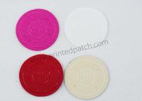 China Round CK 3D Silicone Logo for Garments - Monochrome Glossy Raised Design with 3-5 Day Sample Lead Time for sale