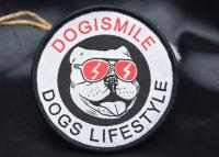 China 70mm Round Heat Transfer Embroidered Patches - Custom Lock Edge Design with OEKO-TEX Certification for sale