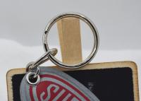China Custom Silver Reflective TPU Keyring Chain - 500pcs MOQ with 3M Reflective Material for Promotional Gifts for sale