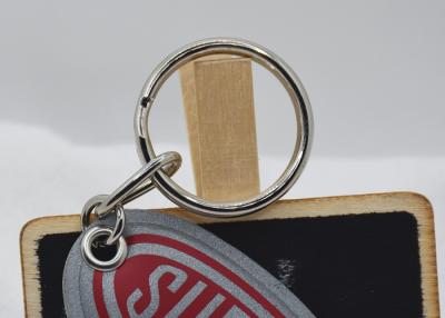 China Custom Silver Reflective TPU Keyring Chain - 500pcs MOQ with 3M Reflective Material for Promotional Gifts for sale